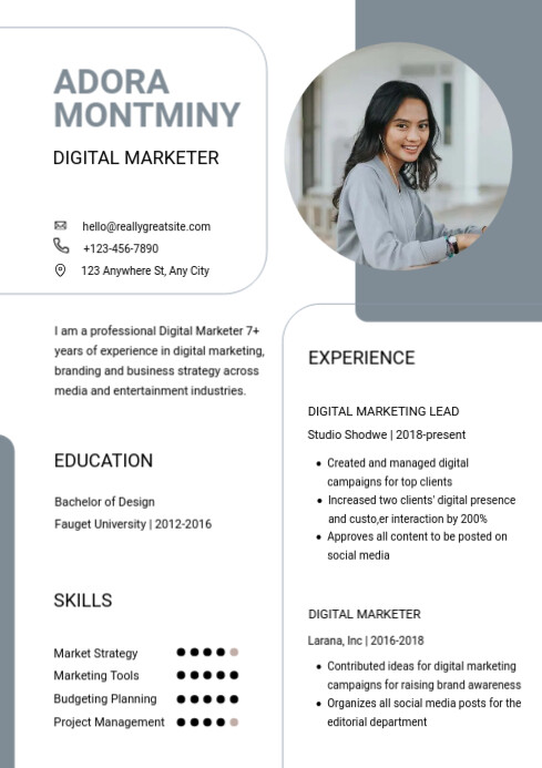 Formal Resume Template | PosterMyWall